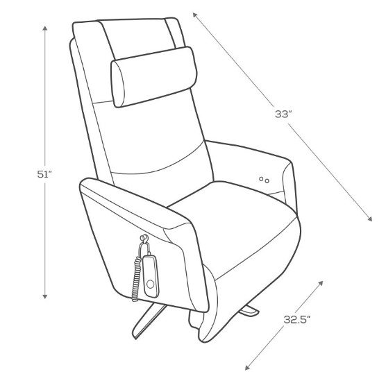 Circa ZG Chair by Human Touch